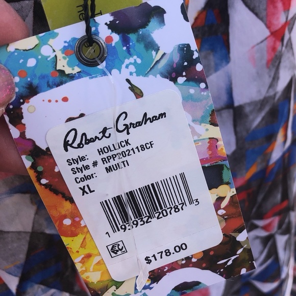 Robert Graham | Shirts | Robert Graham Hollick Ss Button Down | Poshmark